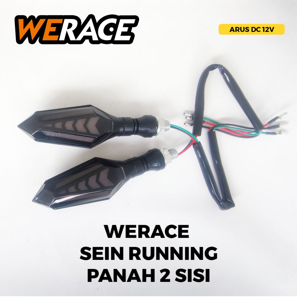 Jual [WERACE] LED SEN RUNNING PANAH 2 SISI HARGA 1 SET (SEPASANG ...