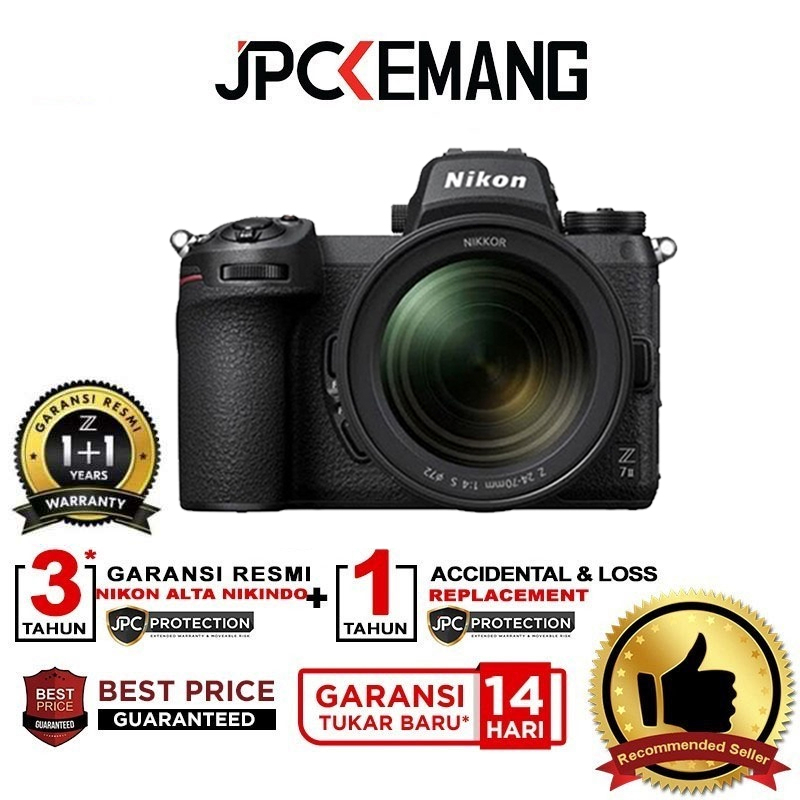 Jual Nikon Z7 II Nikon Z7II Nikon Z7 Mark II Kit 24-70mm f4 Garansi ...