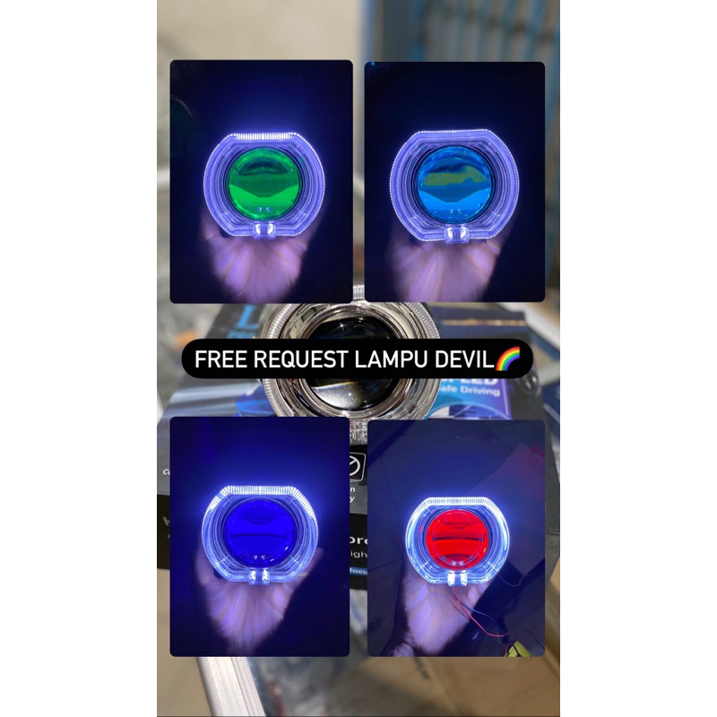 Jual BILED 2,5 INC DAN 3 INC LED PRROJECTOR LENS | Shopee Indonesia