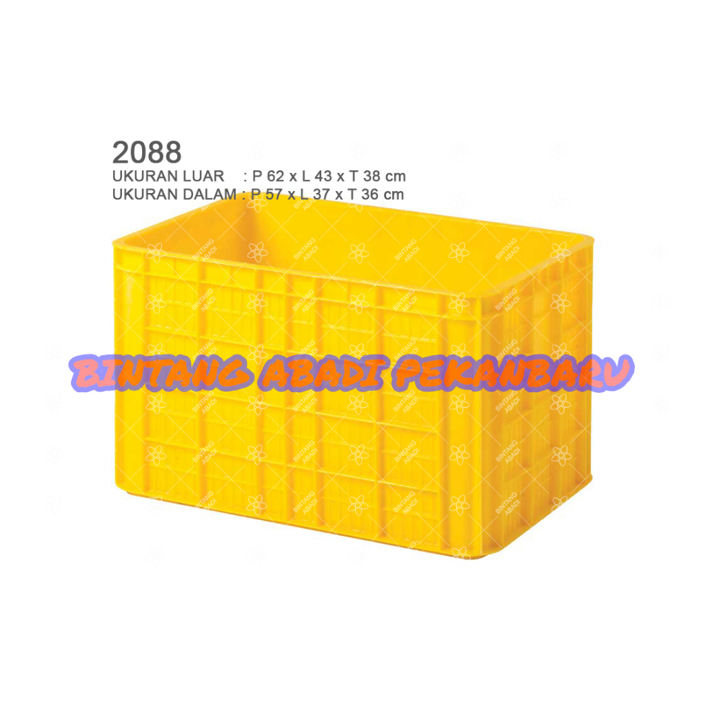 Jual Keranjang Industri Serbaguna 2088 Rabbit Container Plastik Box ...