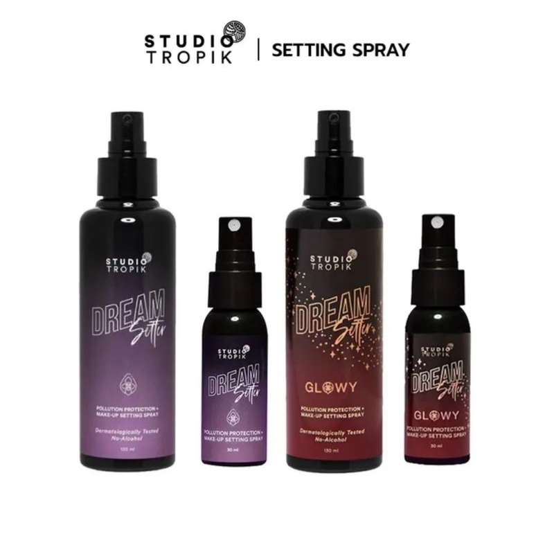 Jual STUDIO TROPIK Dreamsetter / Glowy / Satin Make-Up Setting Spray ...