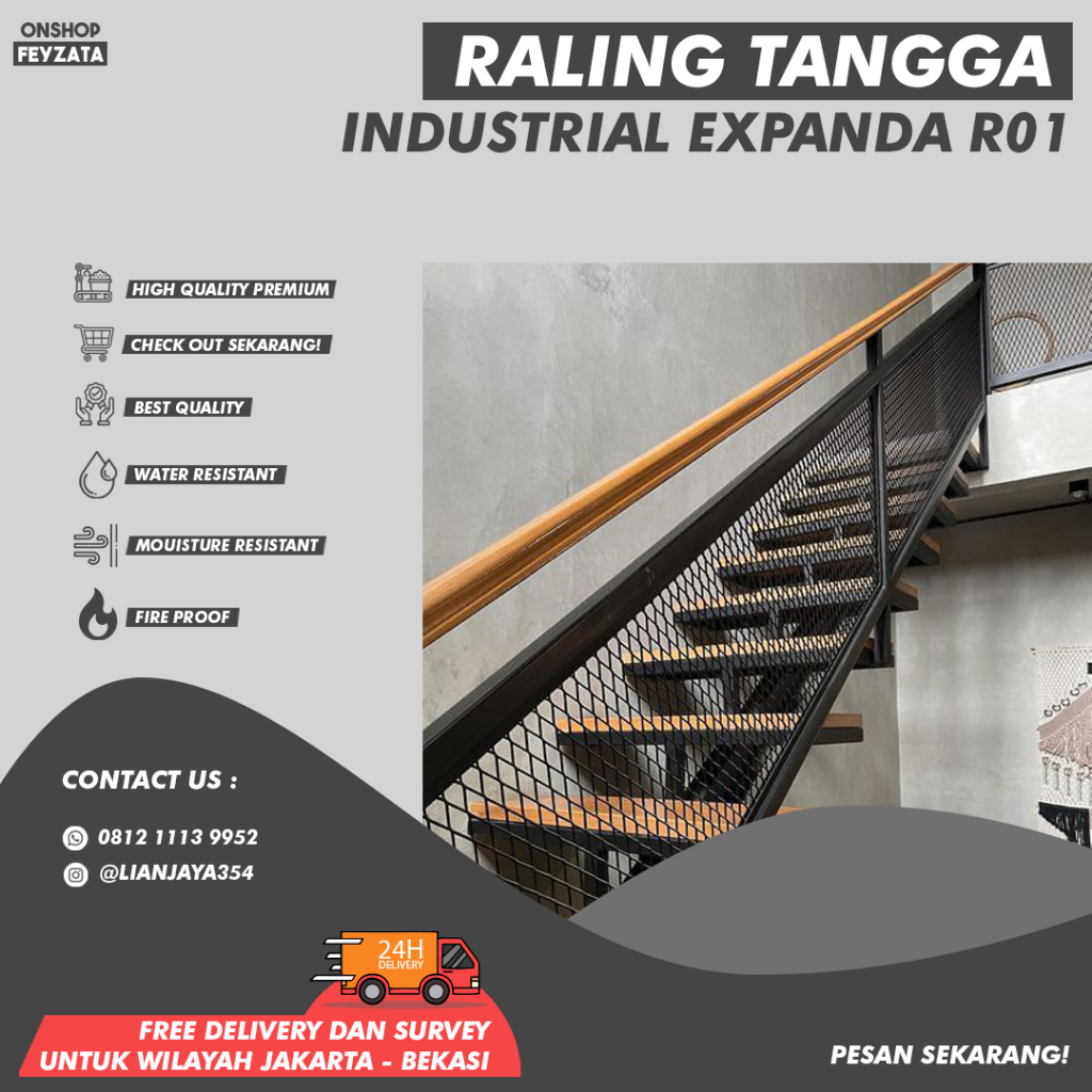 Jual Raling Tangga Industrial Expanda R01 | Shopee Indonesia