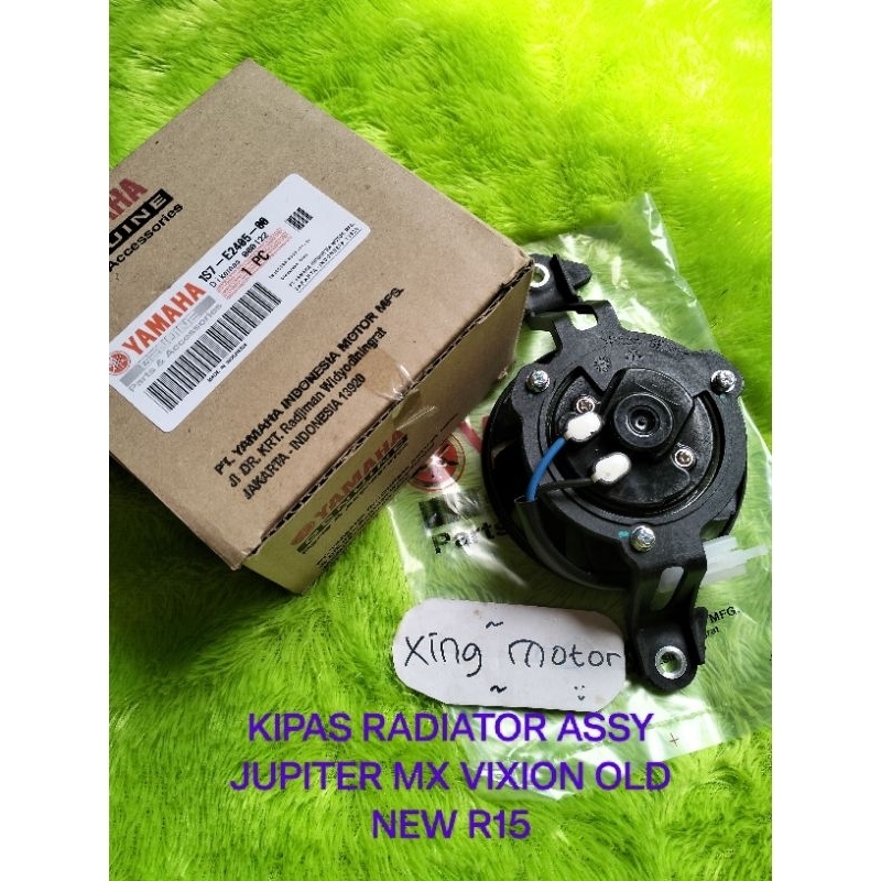 Jual KIPAS RADIATOR ASSY BROWER YAMAHA JUPITER MX VIXION OLD NEW R15 ...
