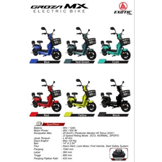 Jual Exotic Groza TX 150 48/12 AH 500 watt TERBARU TERMURAH ORIGINAL ...