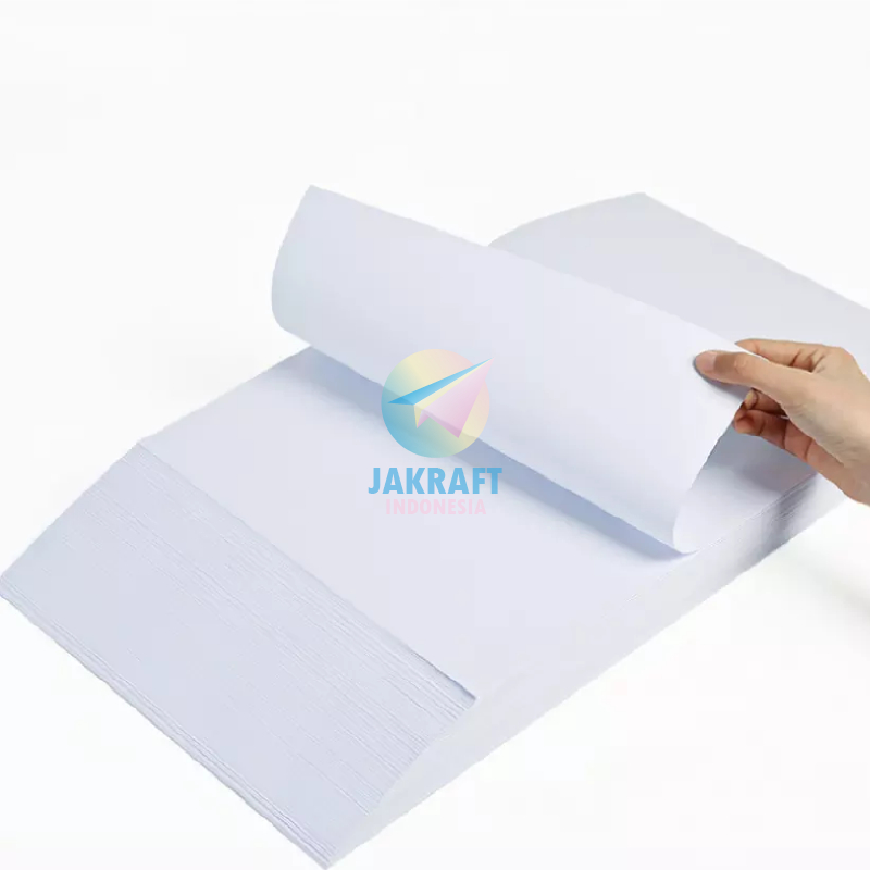 Jual (100 Lembar) Kertas HVS A4 60 Gsm Gram IDEO Putih Polos Bahan ...