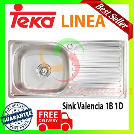 Jual Kitchen Sink LINEA by TEKA VALENCIA 1B 1D | Shopee Indonesia