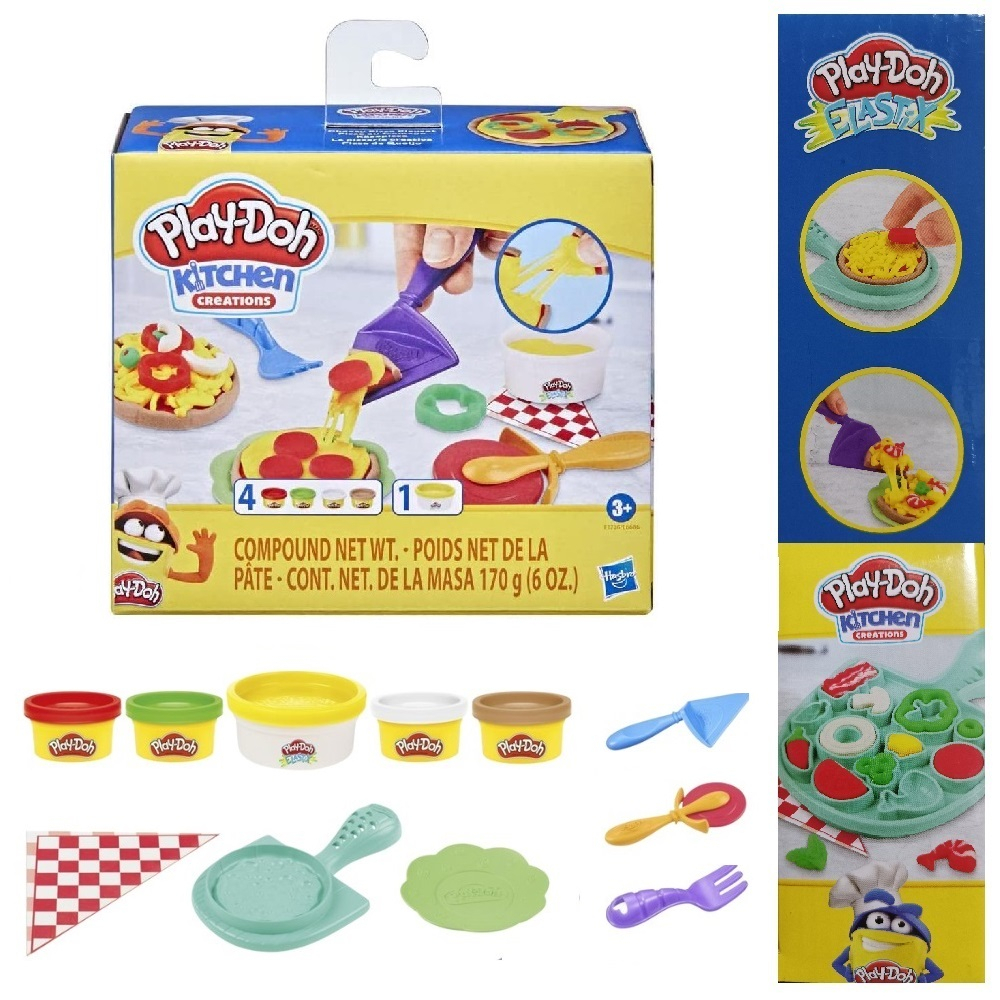 Jual Play-Doh Kitchen Creations Cheesy Pizza F1726 Elastix PlayDoh ...