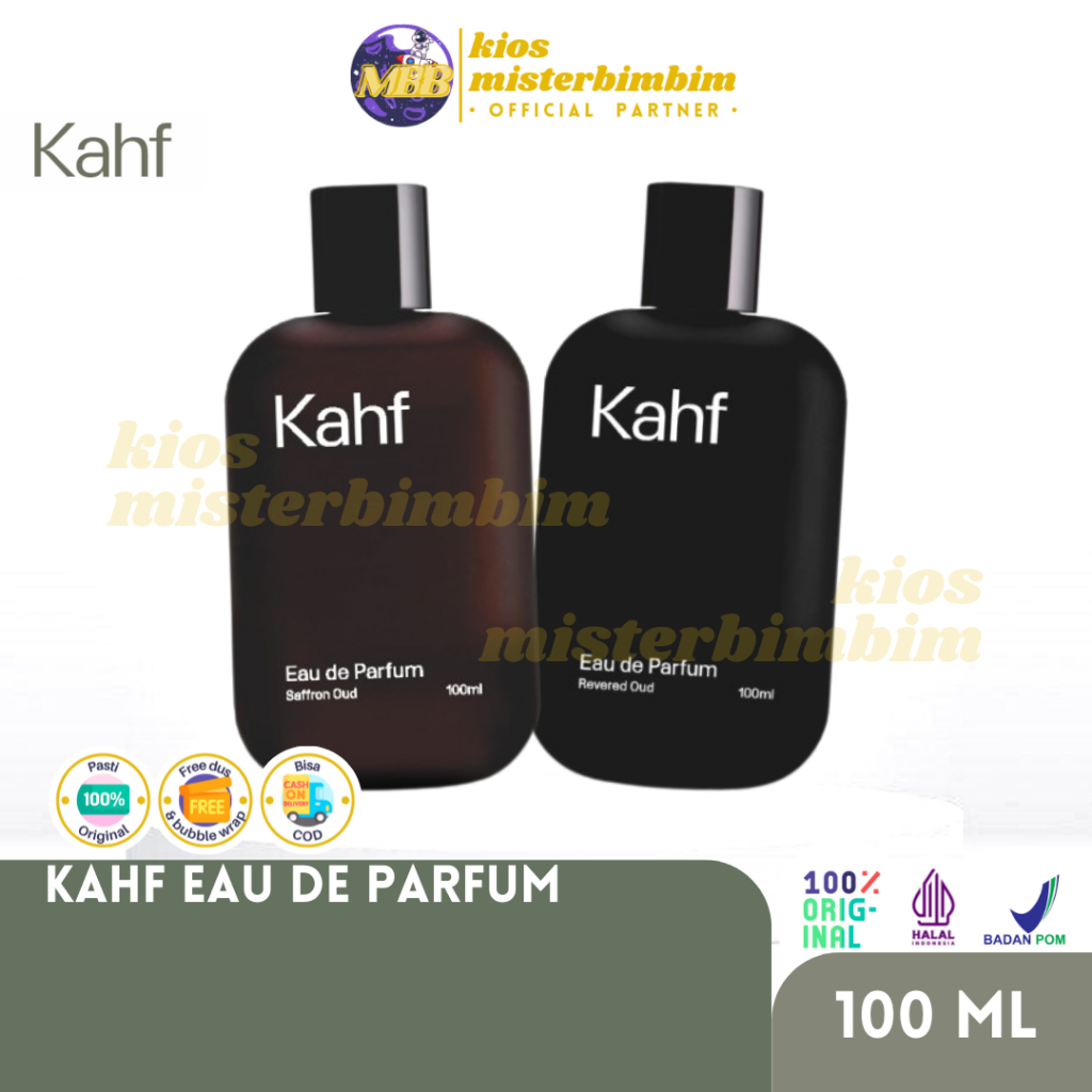 Jual Kahf Eau de Parfum Safron Oud Revered Oud 100ML / Parfum Pria Men ...