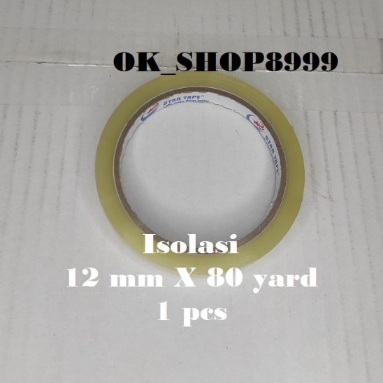 Jual ISOLASI BENING SELOTIP KECIL SOLASIBAN / GOLDEN STAR TAPE / NAWA ...