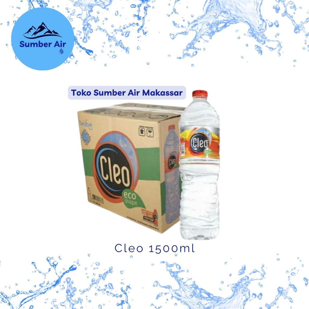 Jual Air Mineral Cleo 1500ml (1 Dus/Karton) | Shopee Indonesia