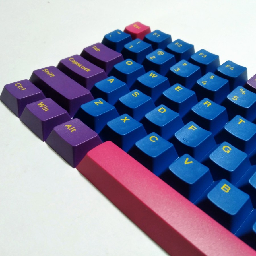 Jual Keycap Keycaps Keyboard PBT Double Shot Iris Colorway Cherry ...