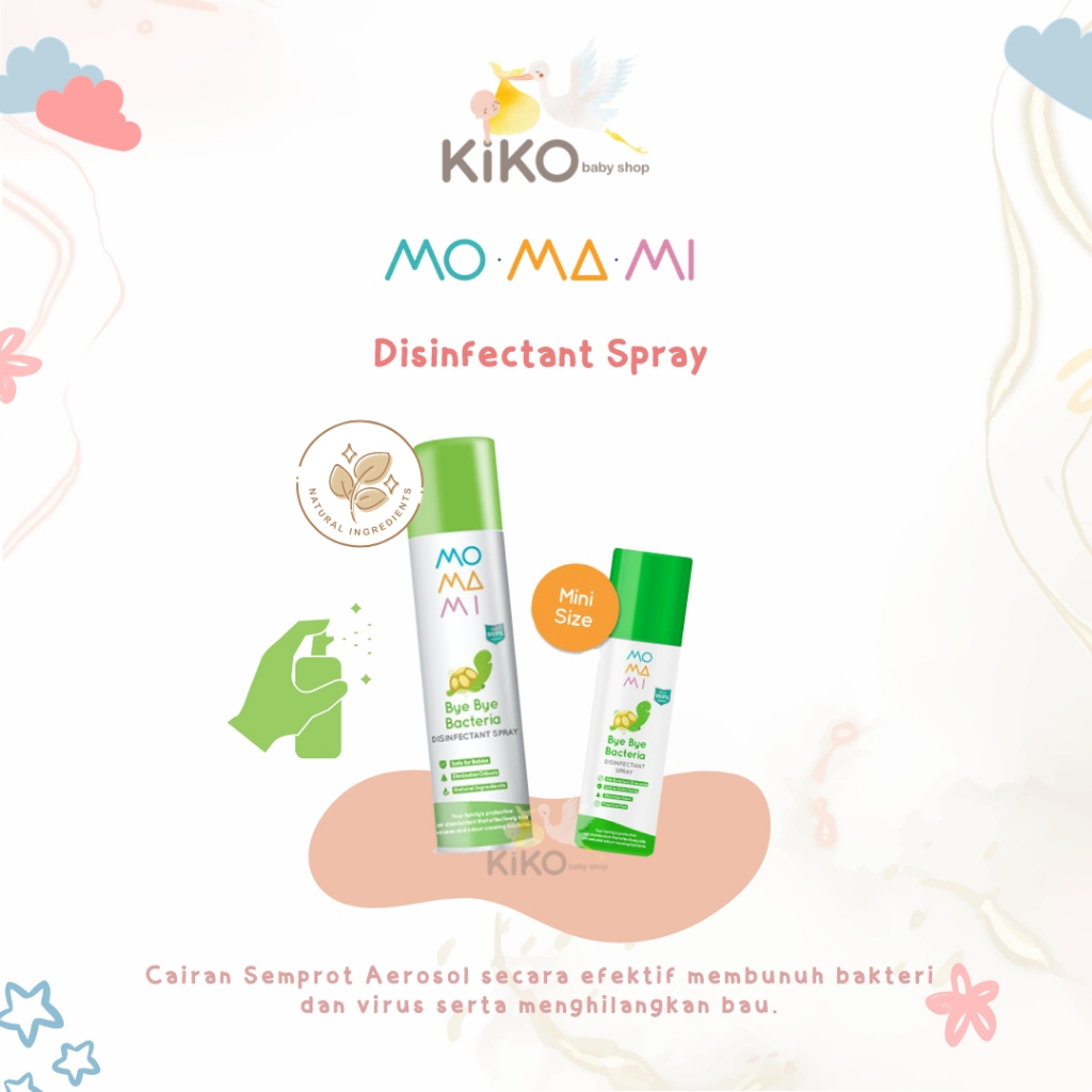 Jual Momami Disinfectant Spray Semprot 350ml & 50ml | Shopee Indonesia