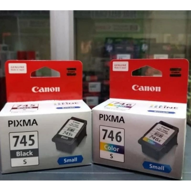 Jual Catridge Canon 745 Small + 746 Small for ip2870s, mg2570s, tr4570s ...