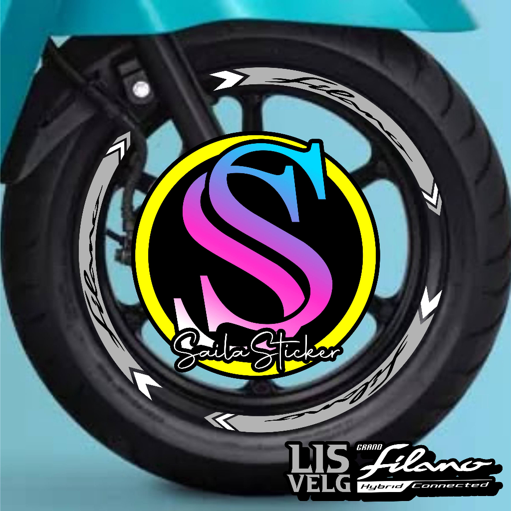 Jual 235/STICKER CUTTING/STICKER VELG MOTOR/STRIPING GRAND FILANO ...