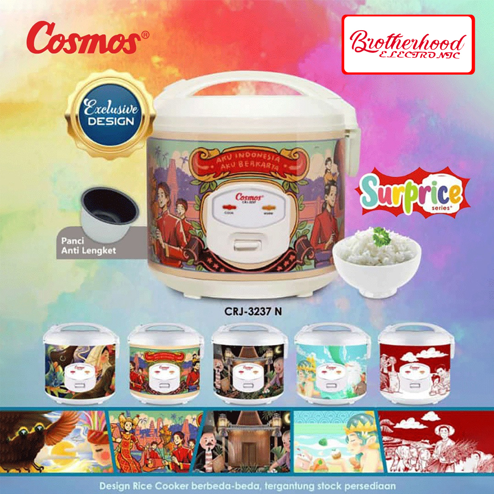Jual (BISA COD) Magic Com / Rice Cooker Cosmos CRJ 3232 / CRJ3232 ...