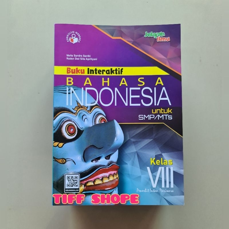 Jual Buku Interaktif Bahasa Indonesia Kelas VIII, 8 Kurikulum Merdeka Tahun 2023 Intan Pariwara ...