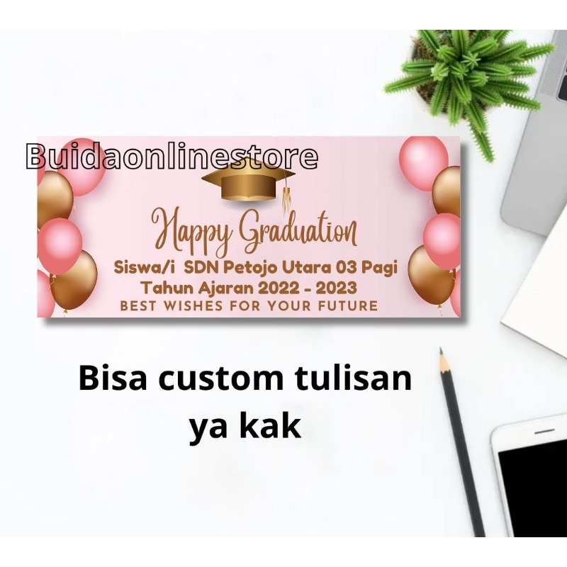 Jual Stiker Happy Graduation Label Selamat Wisuda Congratulations ...