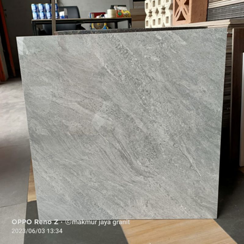 Jual Granit Lantai 60x60 arna omkara grey | Shopee Indonesia