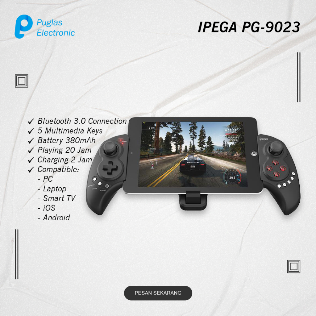 Jual Joystick Bluetooth Ipega PG-9023 Stick Gaming Gamepad Wireless HP ...