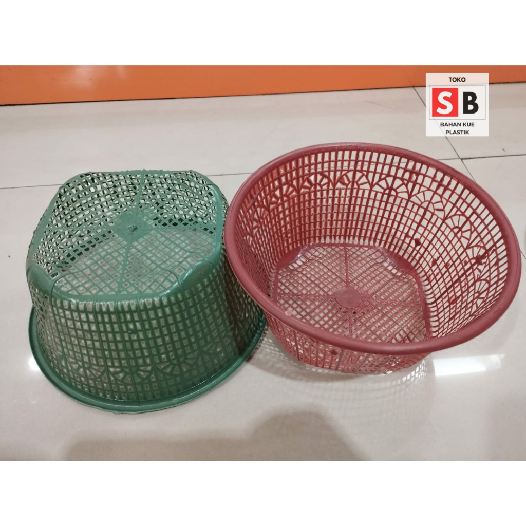 Jual BESEK PLASTIK SERBAGUNA BERKAT/KERANJANG NASI/WAKUL HAJATAN/BESEK ...