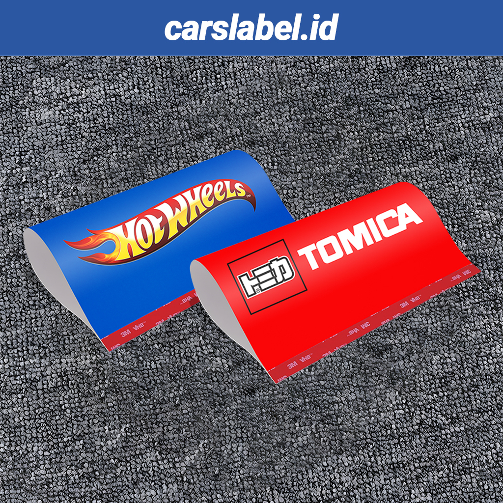 Jual HOTWHEELS TOMICA - Label Tag Mobil - Variasi Penutup Pintu Bagasi ...