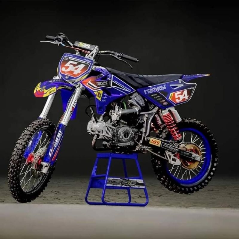 Jual STIKER DECAL CUSTOM BEBEK MODIF YZ 85 | Shopee Indonesia