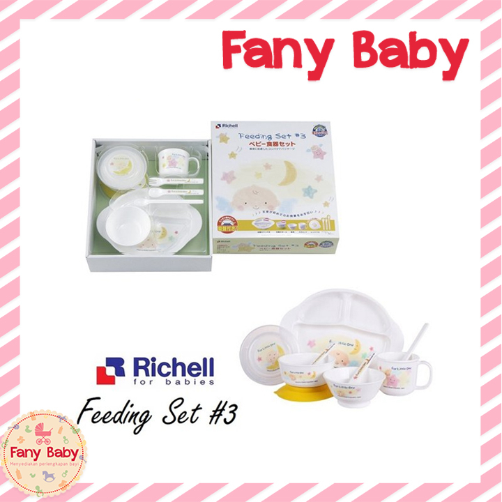 Jual RICHELL FEEDING SET 3 | Shopee Indonesia
