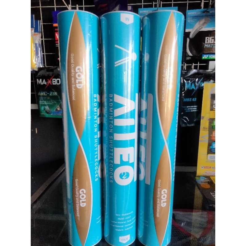 Jual Shuttlecock Badminton AITEO GOLD | Shopee Indonesia