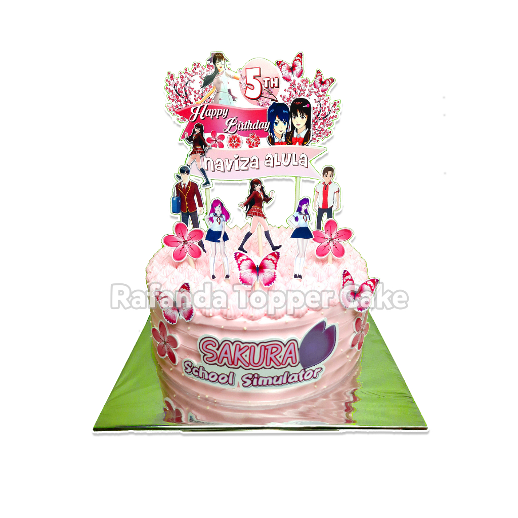 Jual topper kue sakura school simulator | Shopee Indonesia