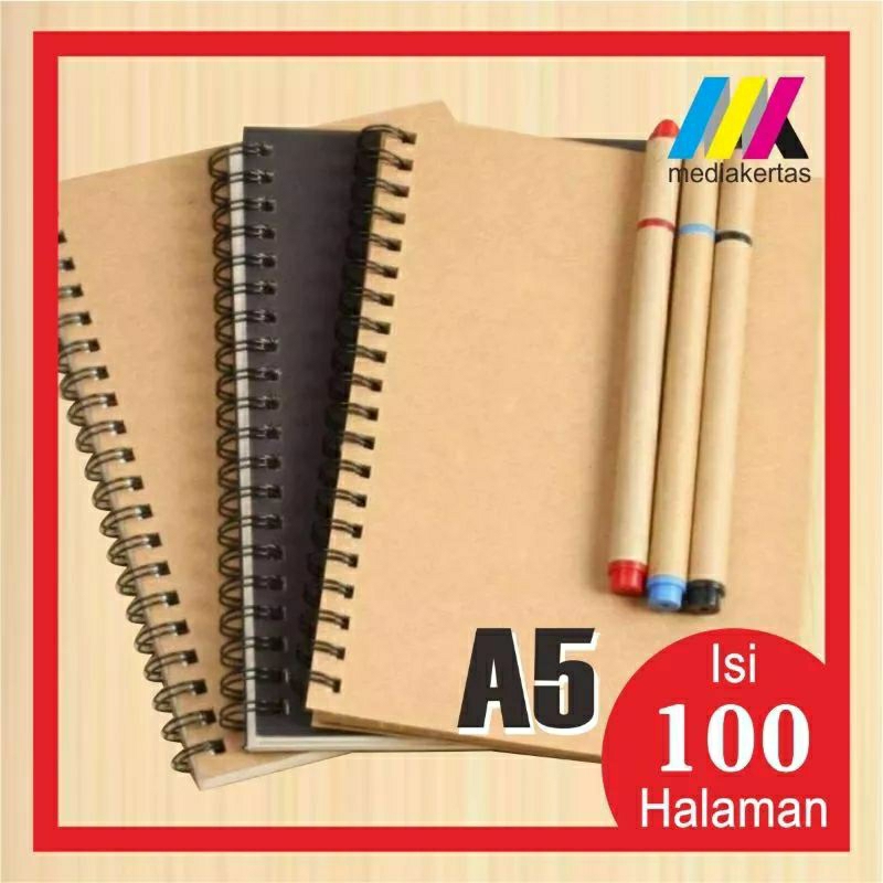 Jual Sketsa Sketchbook A5 Polos Craft Vintage Sektch book murah ...