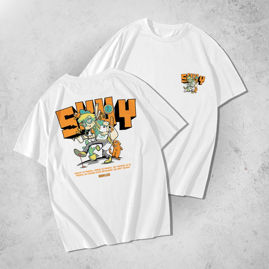 Jual Skuy Kaos Dewasa Putih Unisex | Hard Work SKY172 Fams.co | Shopee ...