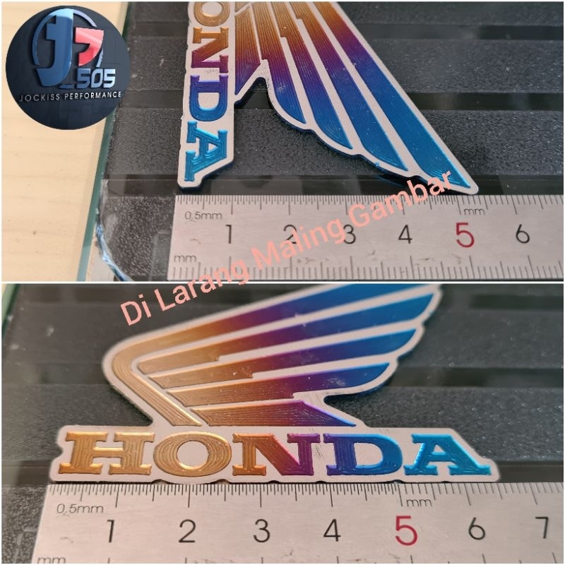 Jual Logo Titanium Gr5 Sayap Hon da Universal | Shopee Indonesia