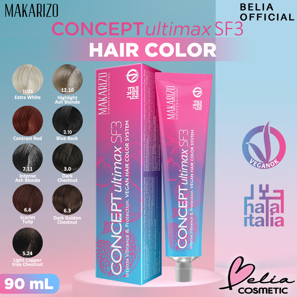 Jual BELIA MAKARIZO Professional Concept Ultimax Hair Color SF3 90ml ...