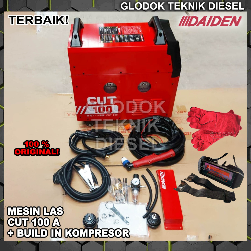 Jual DAIDEN Welding Machine CUT 100 + Build In Compressor MESIN LAS ...