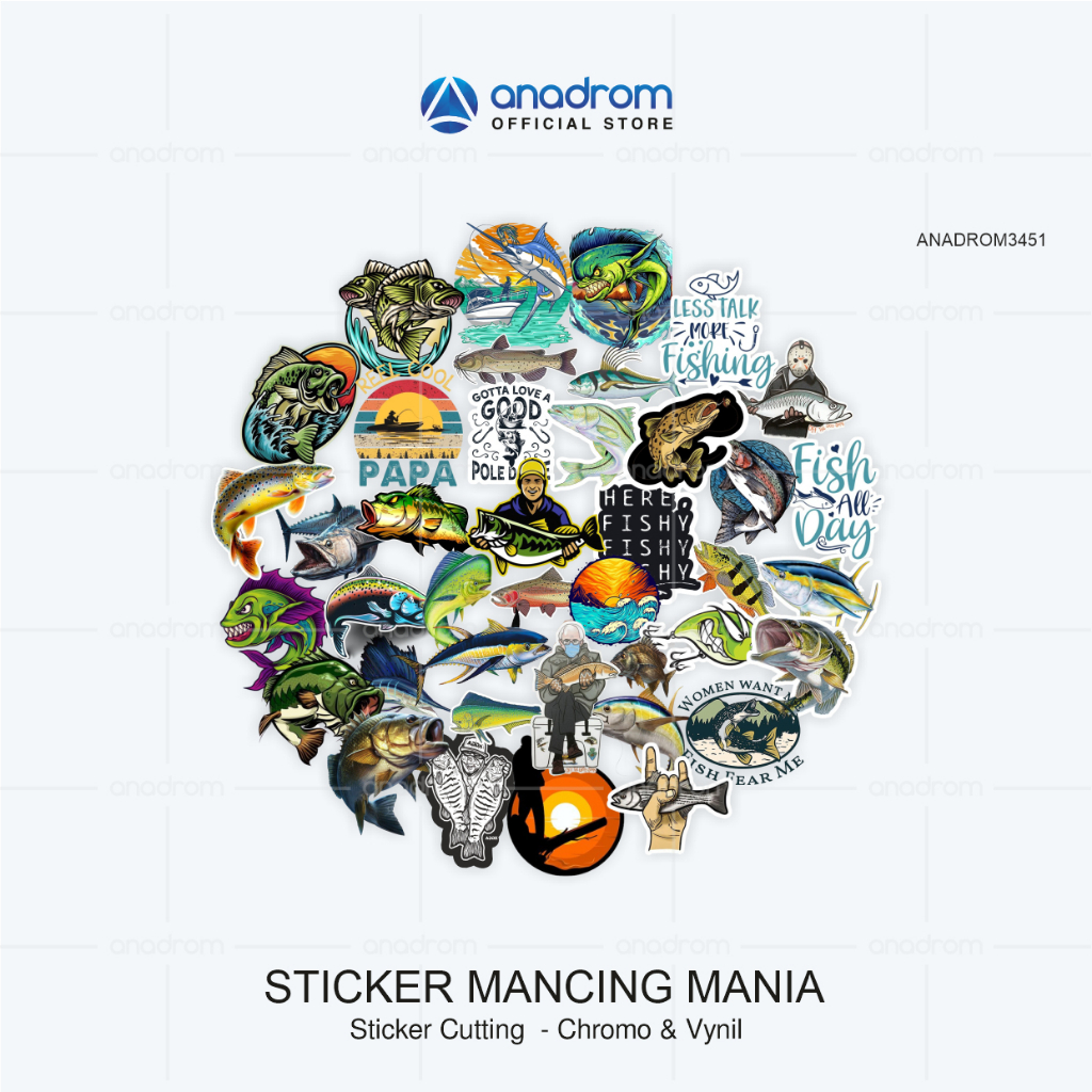 Jual Sticker Mancing Mania Aesthetic | Sticker Fisher Aesthetic ...