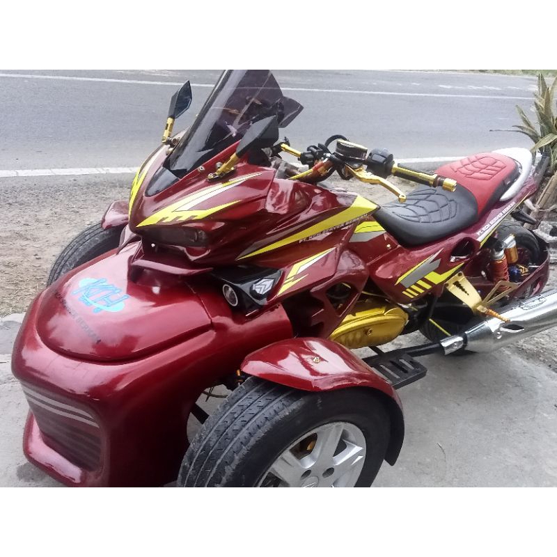 Jual motor roda 3 modifikasi basic mega pro | Shopee Indonesia