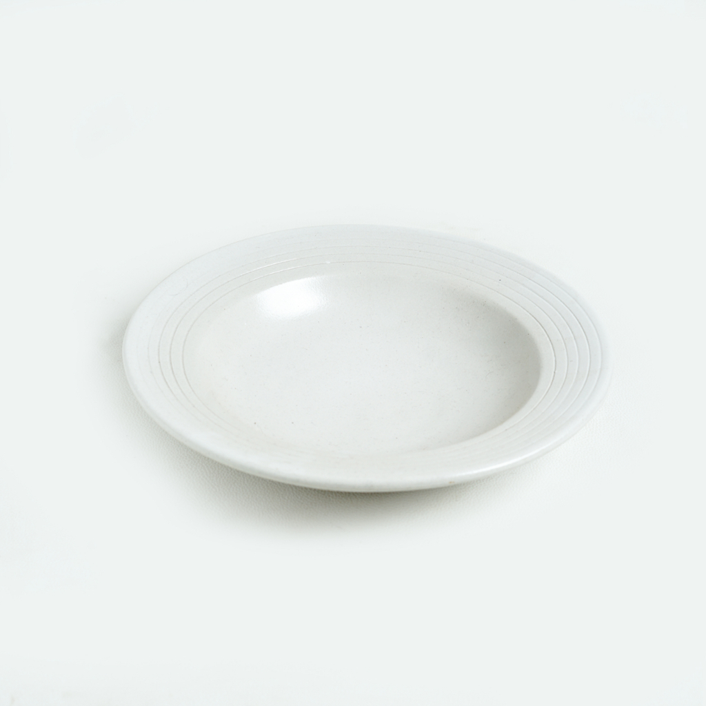 Jual Nuanza Piring Pasta Keramik Pasta 27 Cm / Pasta Bowl Line White ...
