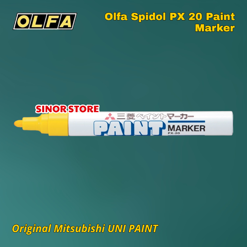 Jual UNI PAINT Marker Mitsubishi PX-20 Spidol Permanent Oil Based ...