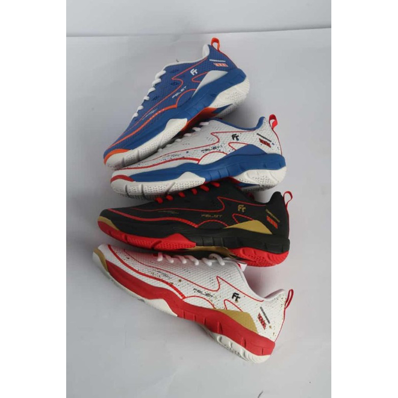 Jual Sepatu Badminton Felet Pro BS 061 Black Original | Shopee Indonesia