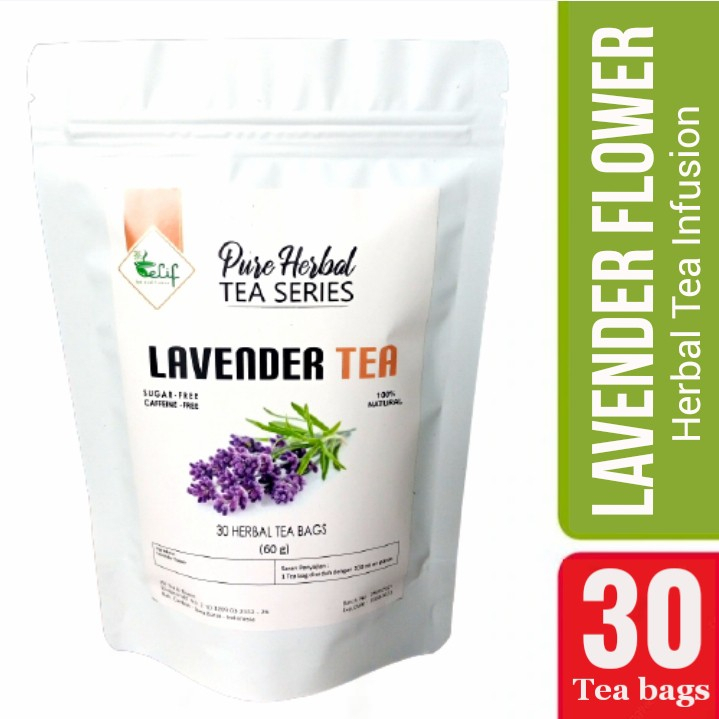 Jual ELIF TEA AND TISANE Lavender Tea : Teh Bunga Lavender Kering ( 30 ...