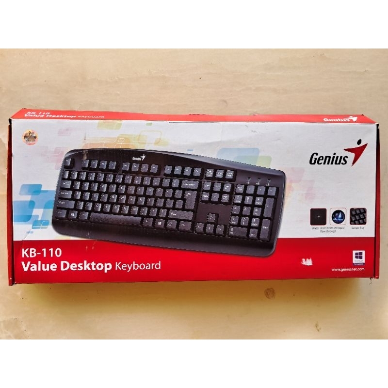 Jual KEYBOARD EKSTERNAL GENIUS KB-110 UNIVERSAL UNTUK LAPTOP DAN ...