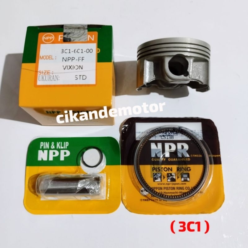 Jual PISTON Kit VIXION Mx King Xabre R15 V1 V2 ( 3C1 ) std -100 Npp ...
