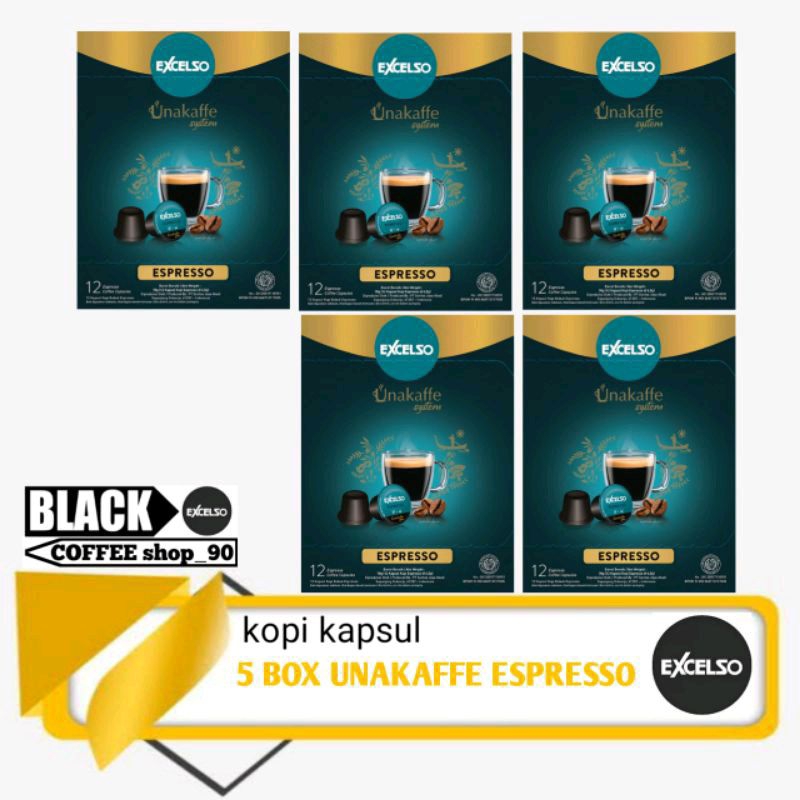 Jual paket 5 box unakaffe espresso | Shopee Indonesia