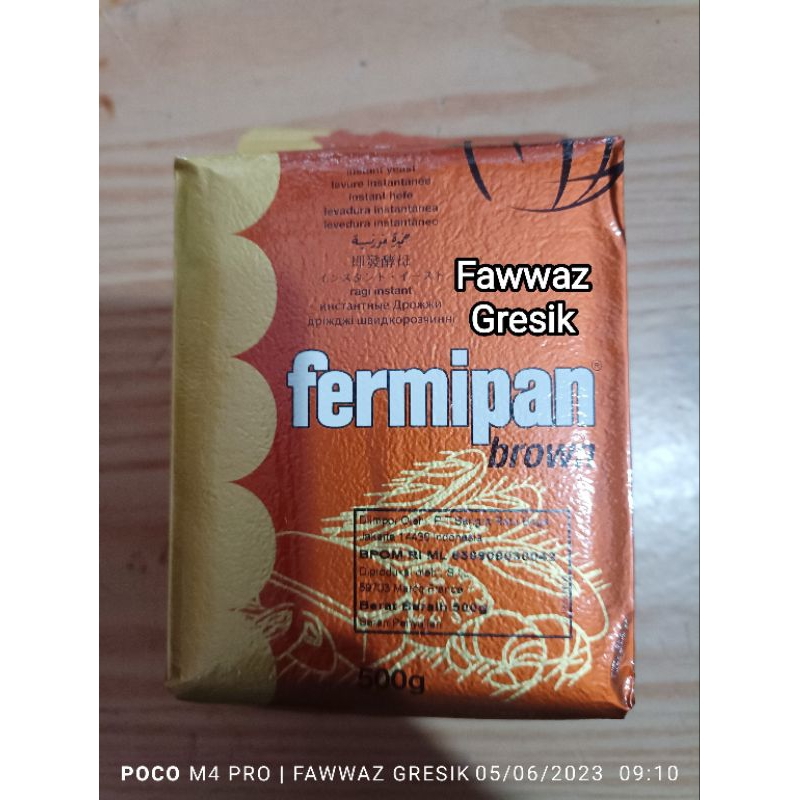Jual Fermipan Brown Ragi Instan 500gr / Ragi Fermipan INSTANT YEAST ...