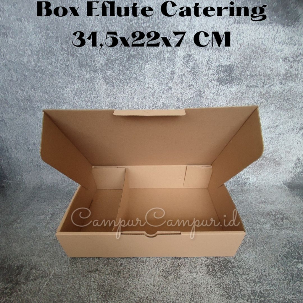 Jual Box Catering Sekat Nasi Minuman Snack 31,5x22x7 Kotak Nasi ...