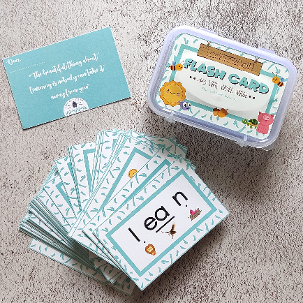 Jual FLASH CARD ACTIVITY KIDS: LONG VOWEL WORDS | Shopee Indonesia