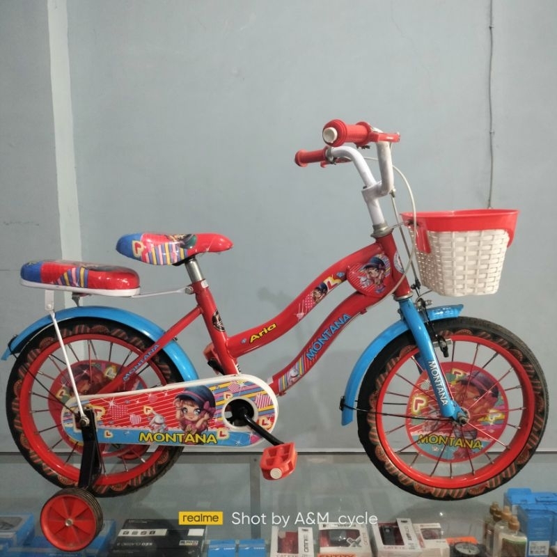 Jual Sepeda mini anak perempuan 16" montana aria sepeda anak perempuan ...