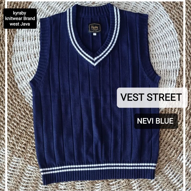 Jual Rompi rajut /vest knit Korean style/ vest kyraby pria wanita dan ...