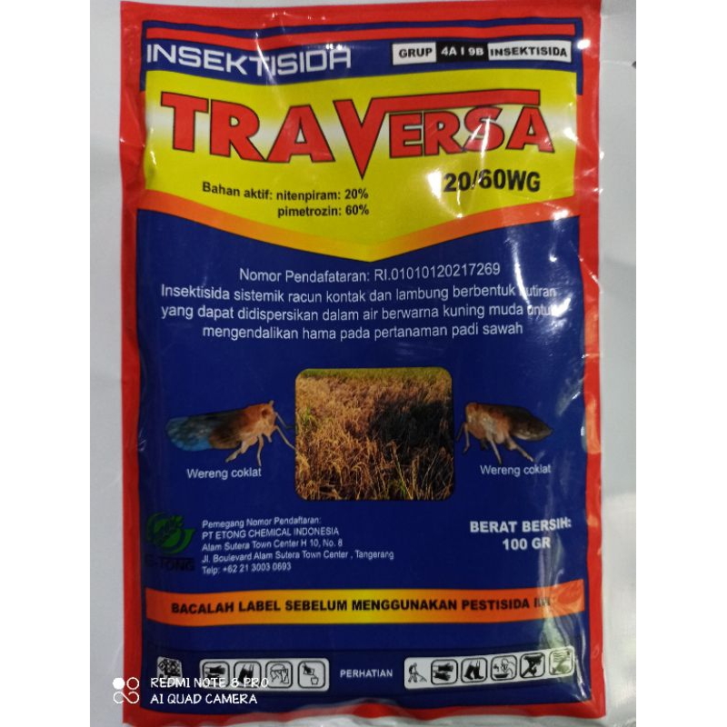 Jual TRAVERSA 100Gr Insektisida Pembasmi Wereng | Shopee Indonesia