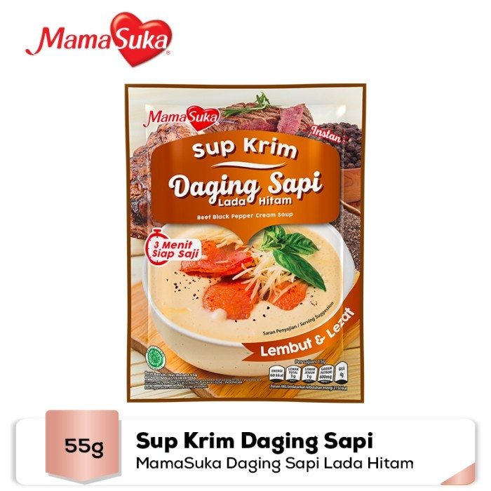 Jual MamaSuka Sup Krim Instan 55gr | Shopee Indonesia